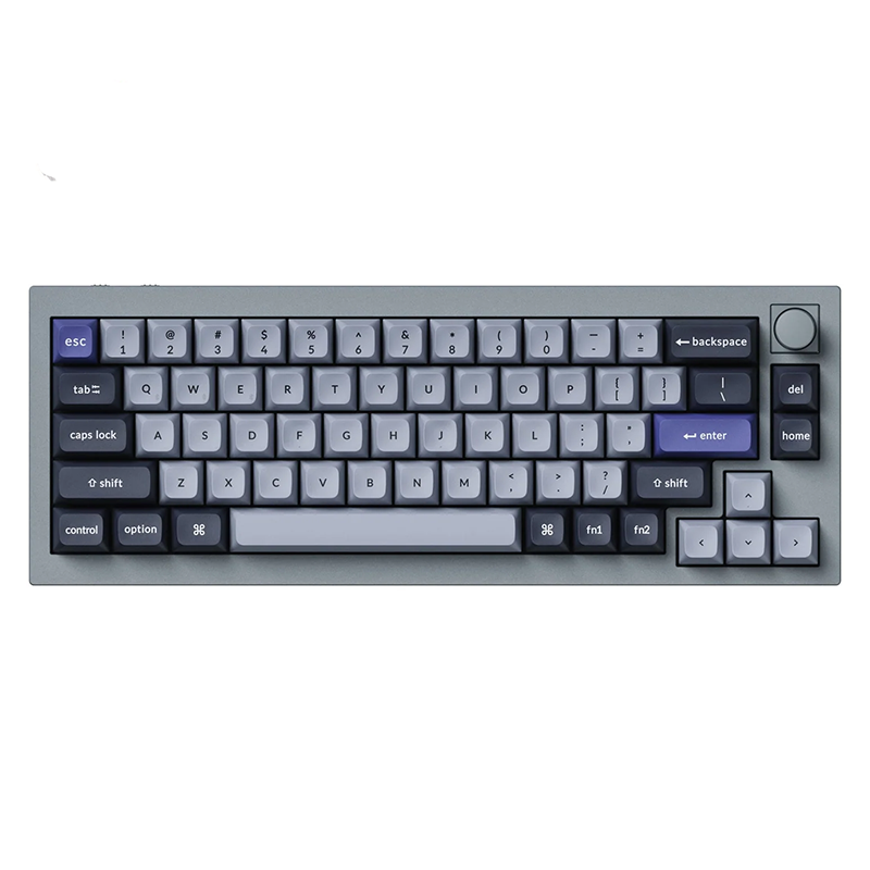 Keychron Q2 Pro Knob Wireless Hot-Swap Silver Mechanical Keyboard - K ...