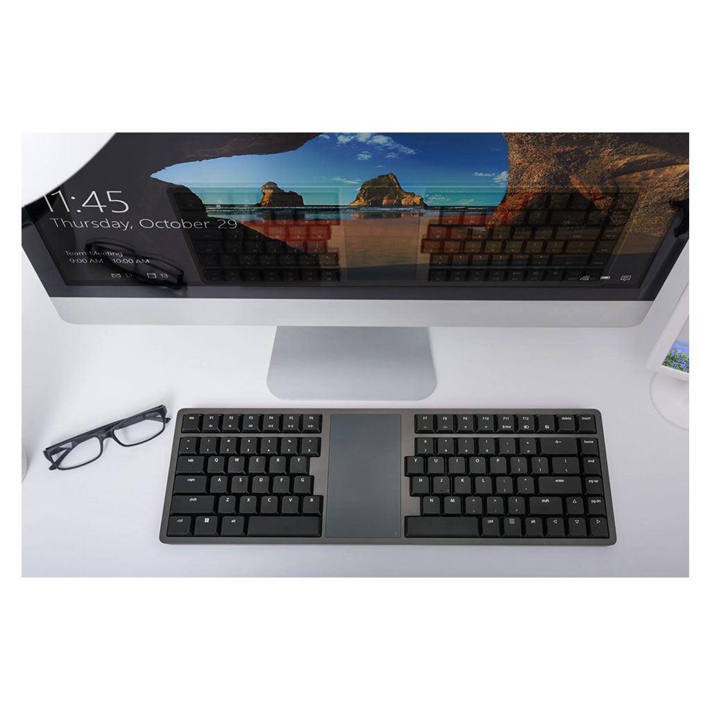 Kinesis Form Split Touchpad Keyboard - KB100-W | Mwave