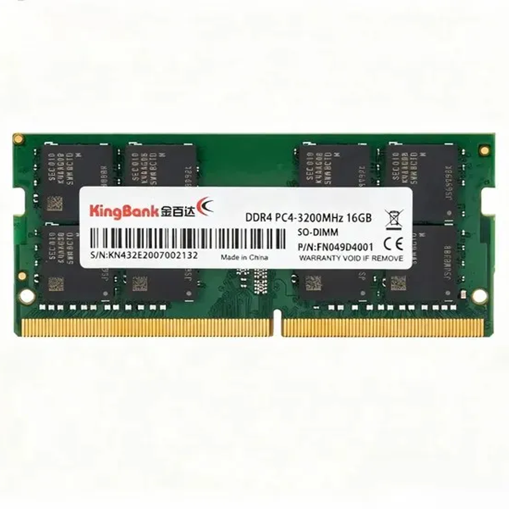 Kingbank 16GB (1x 16GB) DDR4 3200MHz SODIMM Laptop Memory - K5.01 ...
