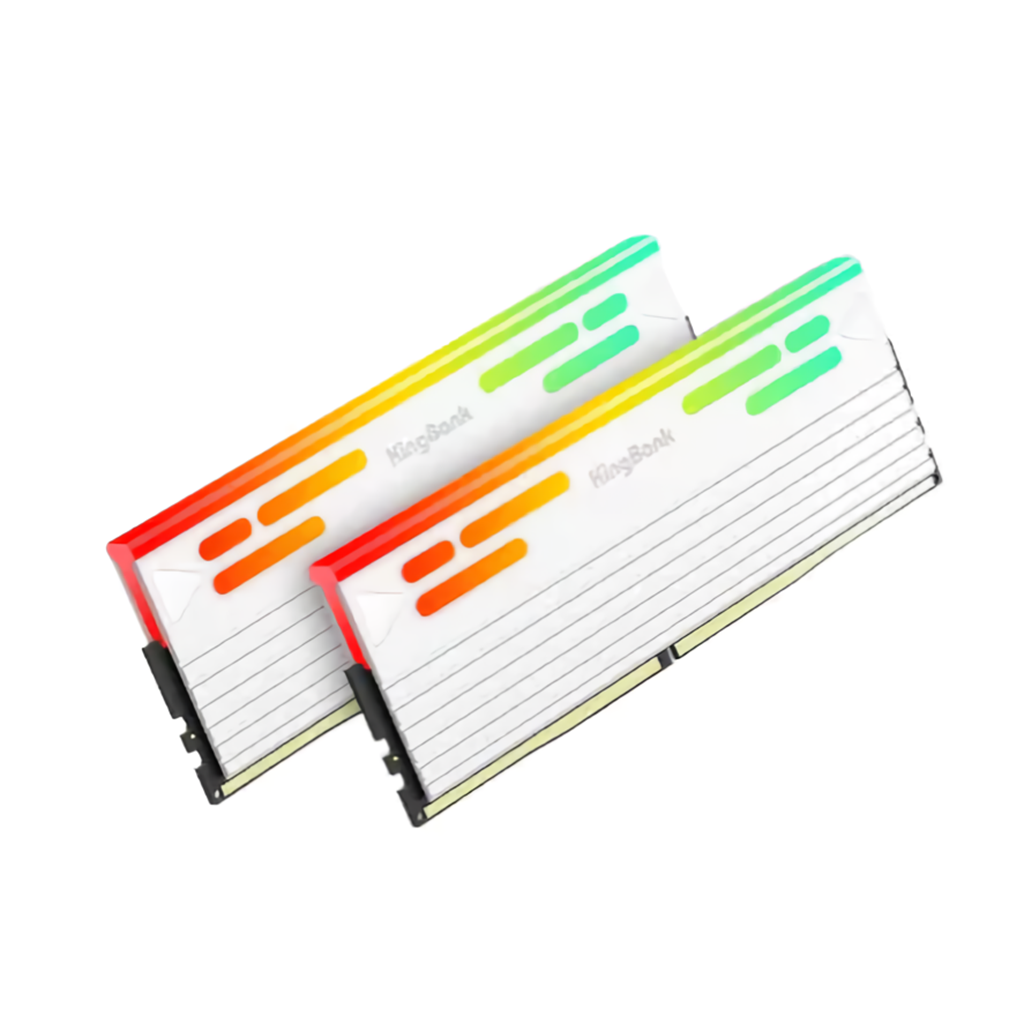 Kingbank RGB 32GB (2x 16GB) DDR5 6000MHz C36 Desktop Memory - White ...