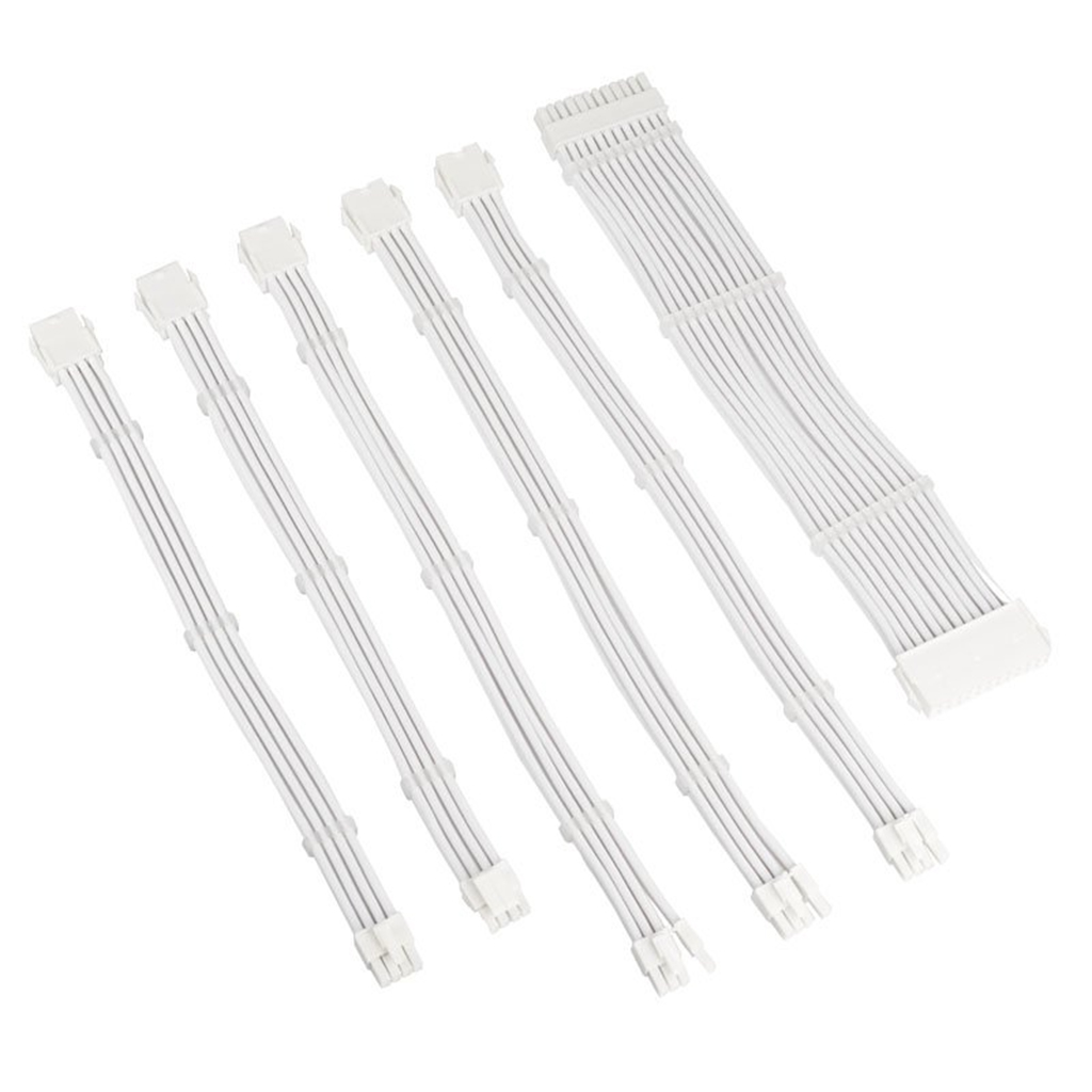 Kolink Core Adept Braided Cable Extension Kit - White - PGW-AC-KOL-069 ...