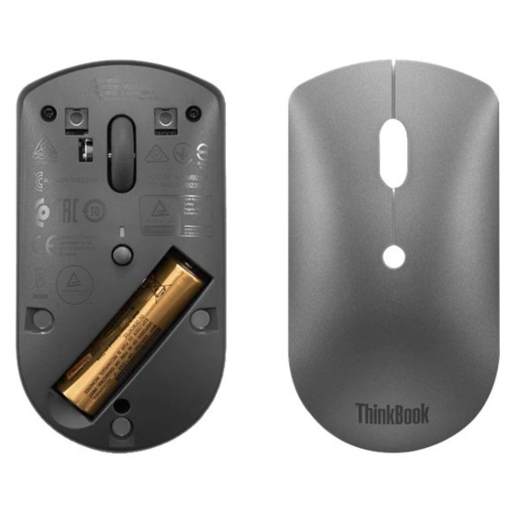 Lenovo ThinkPad Bluetooth Silent Mouse - Gray - 4Y50X88824 | Mwave