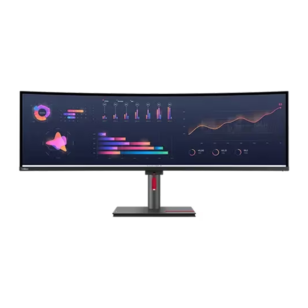 Lenovo ThinkVision P49w-30 49" DQHD 5K Curved IPS Business Monitor ...