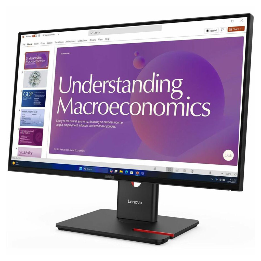 Lenovo ThinkVision T24d-40 23.8" 120Hz Full HD Anti-Glare IPS Business ...