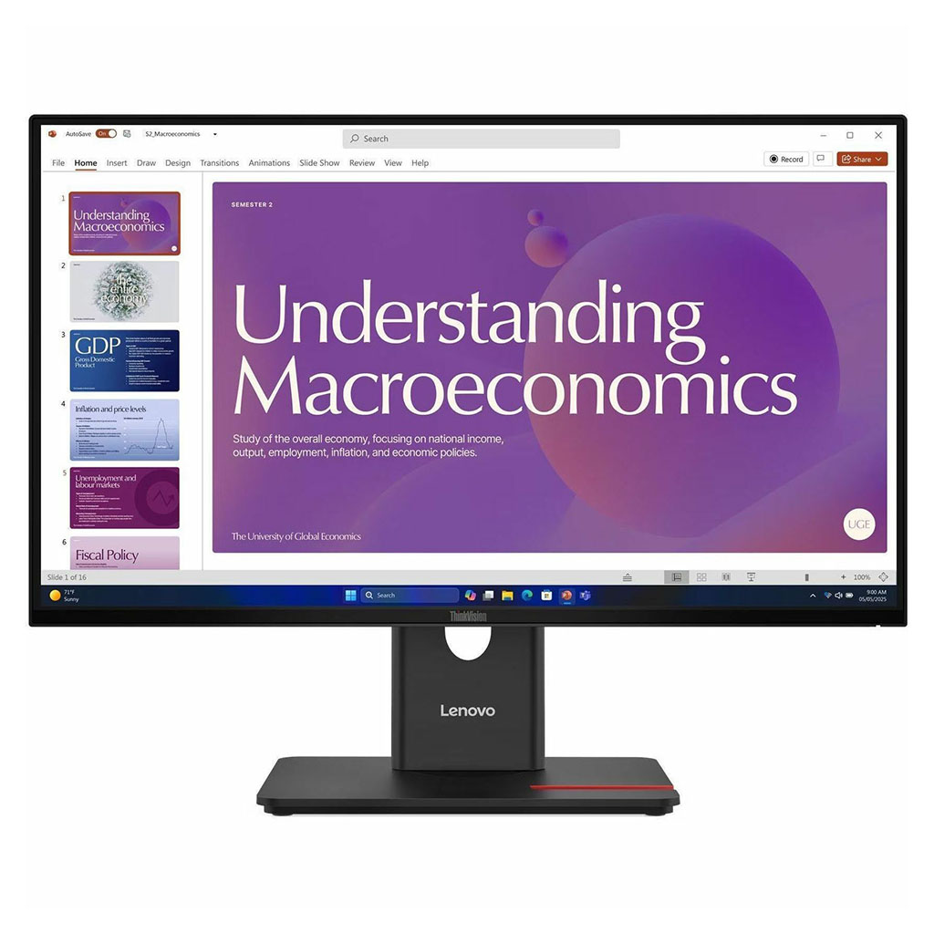 Lenovo ThinkVision T24d-40 23.8" 120Hz Full HD Anti-Glare IPS Business ...