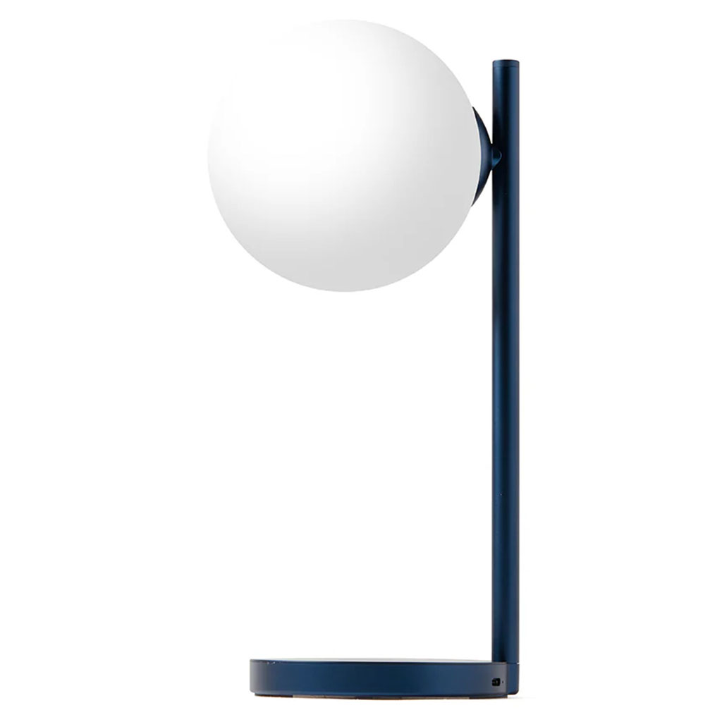 Lexon Bubble Desk Lamp With Built-In Wireless Charger - Blue - LD ...