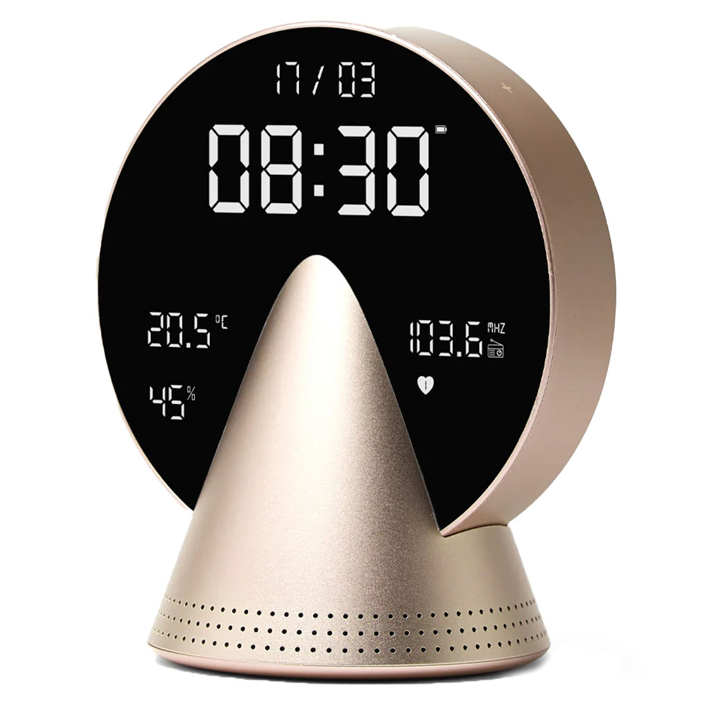Lexon Conic Radio Alarm Clock With FM & Built-In Bluetooth Speaker ...