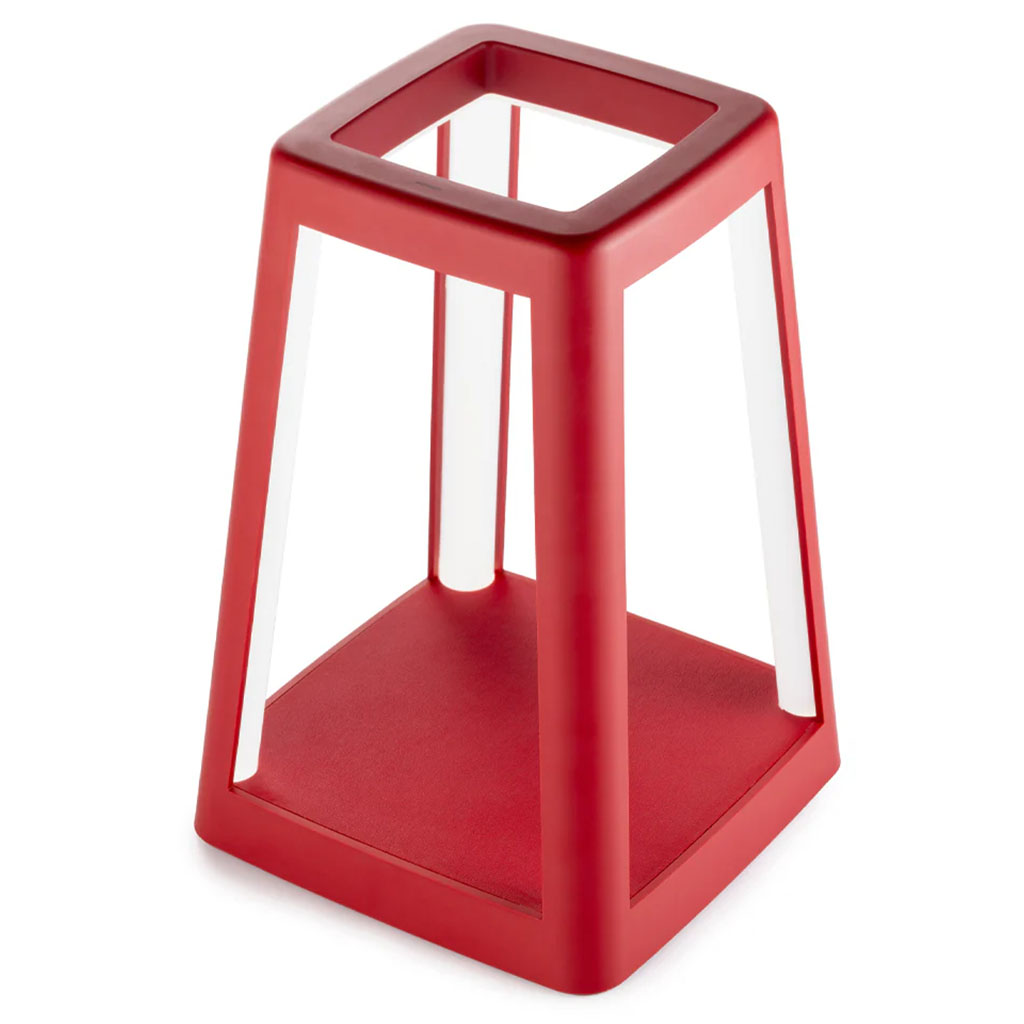 Lexon Lantern Portable Lamp With Built-In Wireless Charger - Red - LD ...