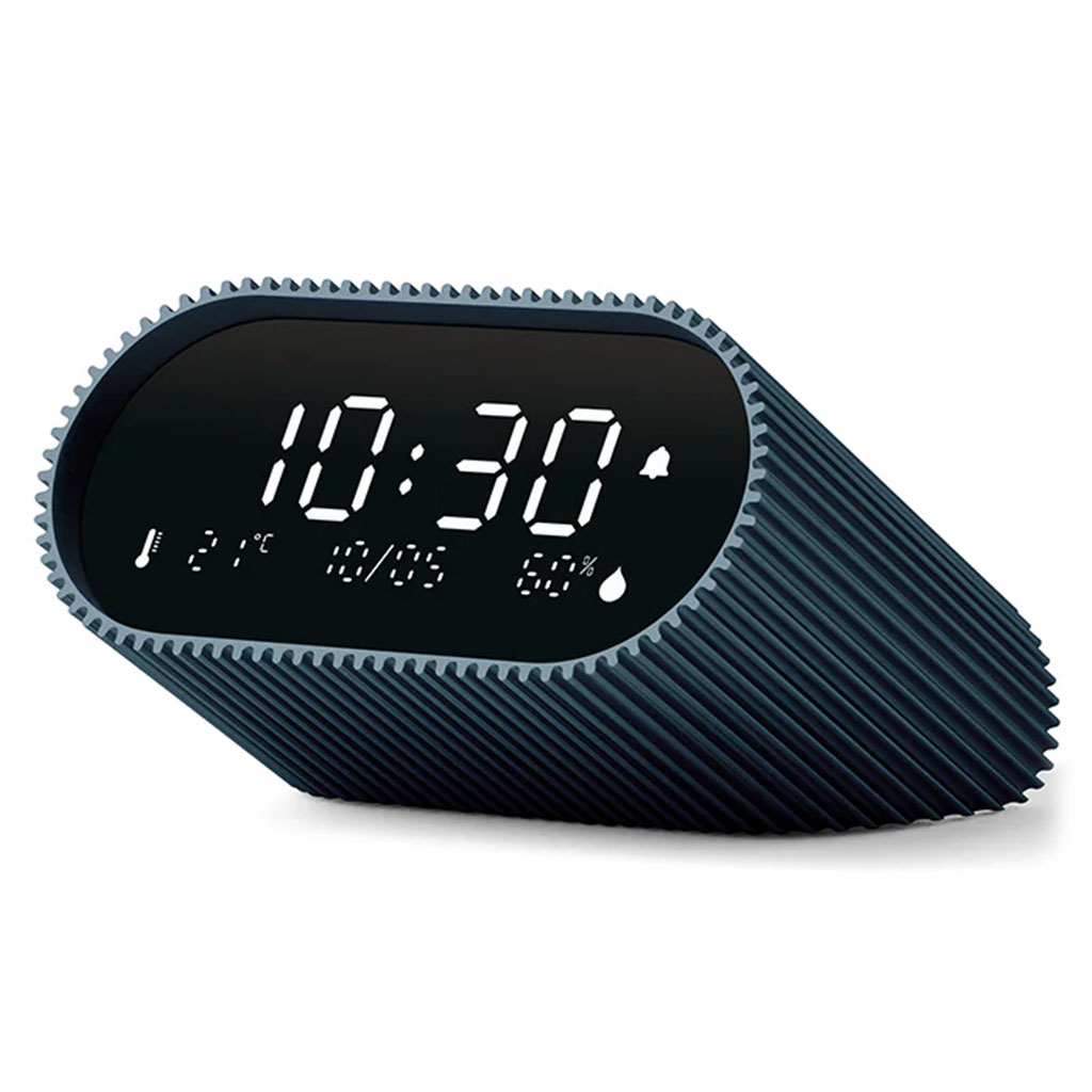 Lexon Ray Clock LCD Alarm Clock With Temperature / Humidity Display ...