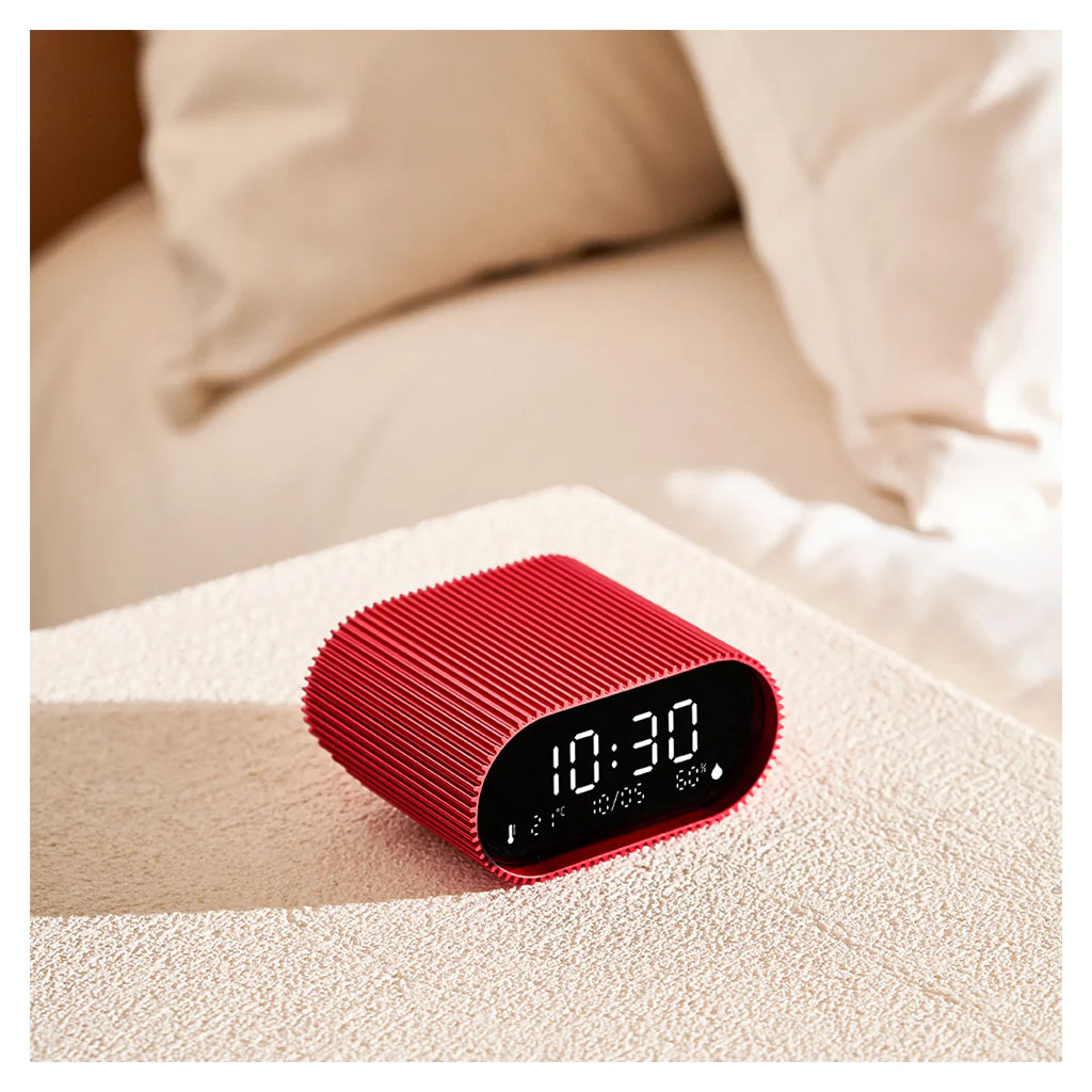 Lexon Ray Clock LCD Alarm Clock With Temperature / Humidity Display ...