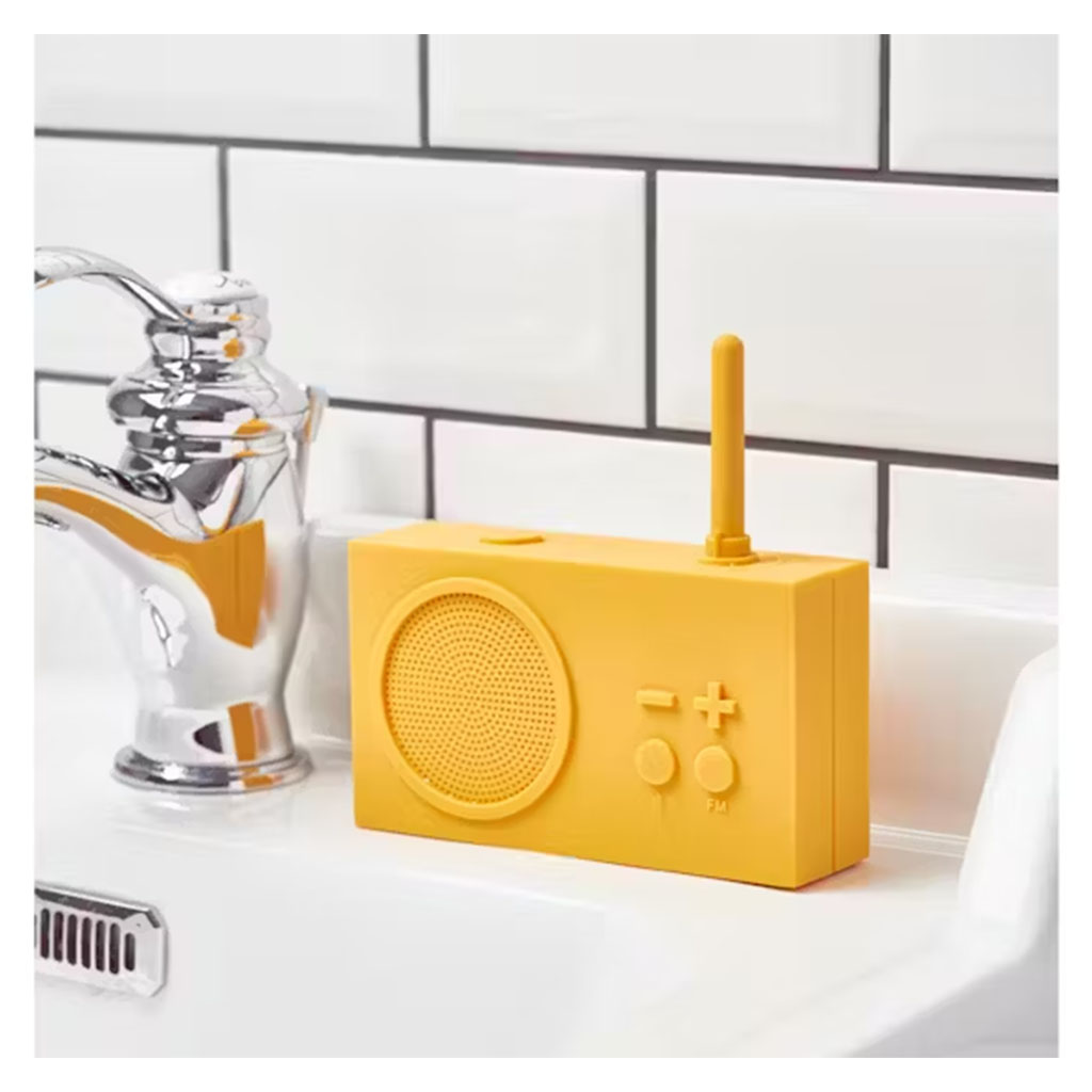Lexon Thykho 3 FM Radio & Bluetooth Speaker - Yellow - LD-LA119J8 | Mwave