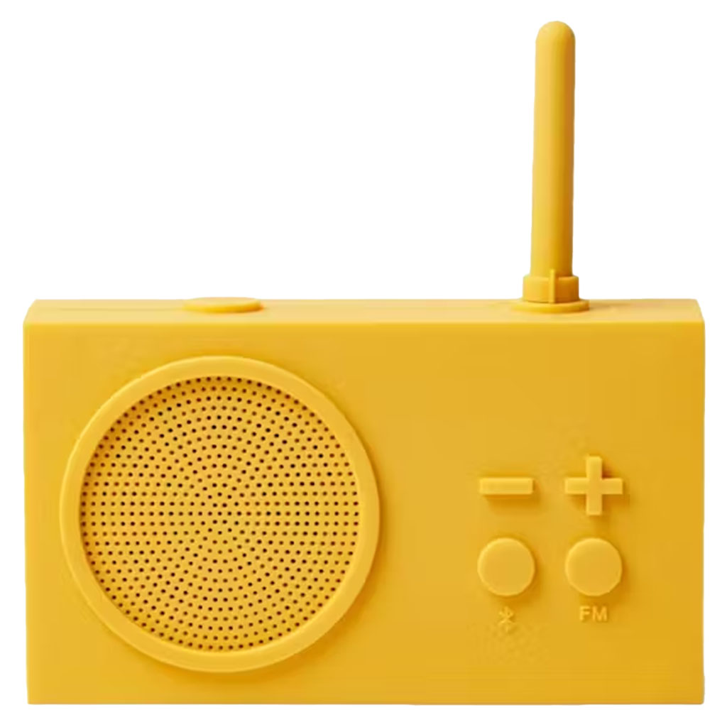 Lexon Thykho 3 FM Radio & Bluetooth Speaker - Yellow - LD-LA119J8 | Mwave