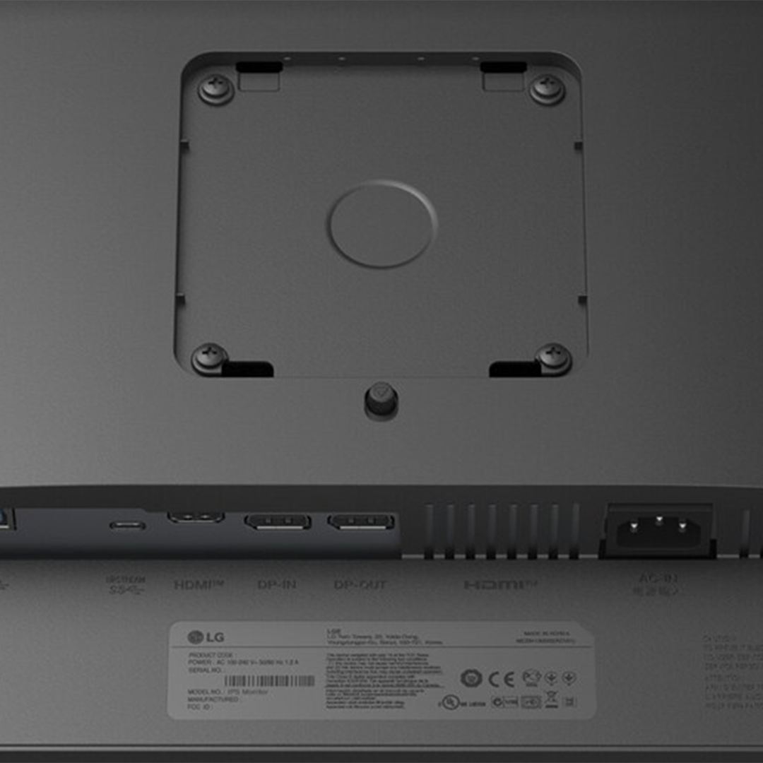 LG 24BA650-B 24" 100Hz Full HD Ergonomic IPS Monitor with 65W USB Type ...