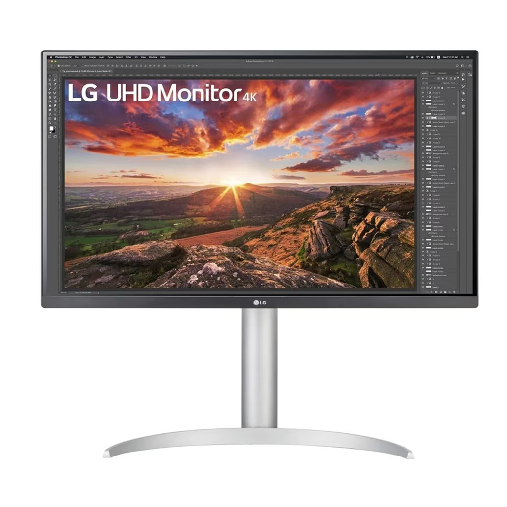 LG UltraFine 27UP850K-W 27" 4K UHD AMD FreeSync HDR 400 IPS Monitor w ...