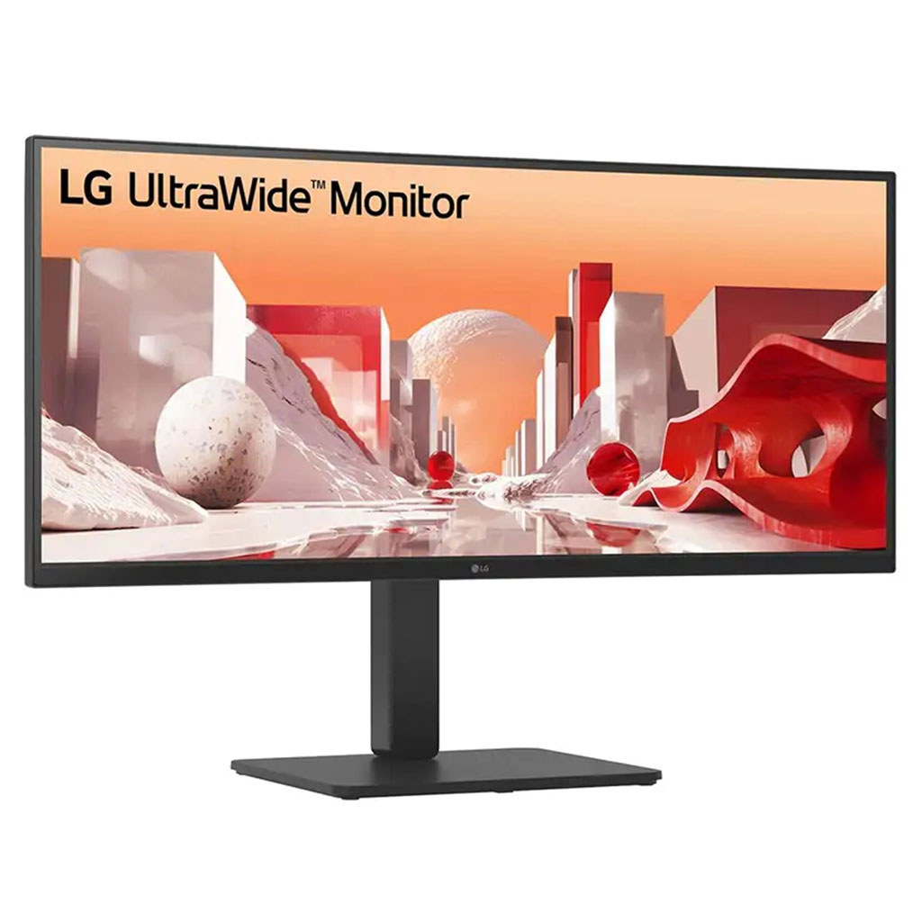 LG 34BA85QE-B 34" WQHD IPS Curved Business Monitor with 90W USB-C, LAN ...
