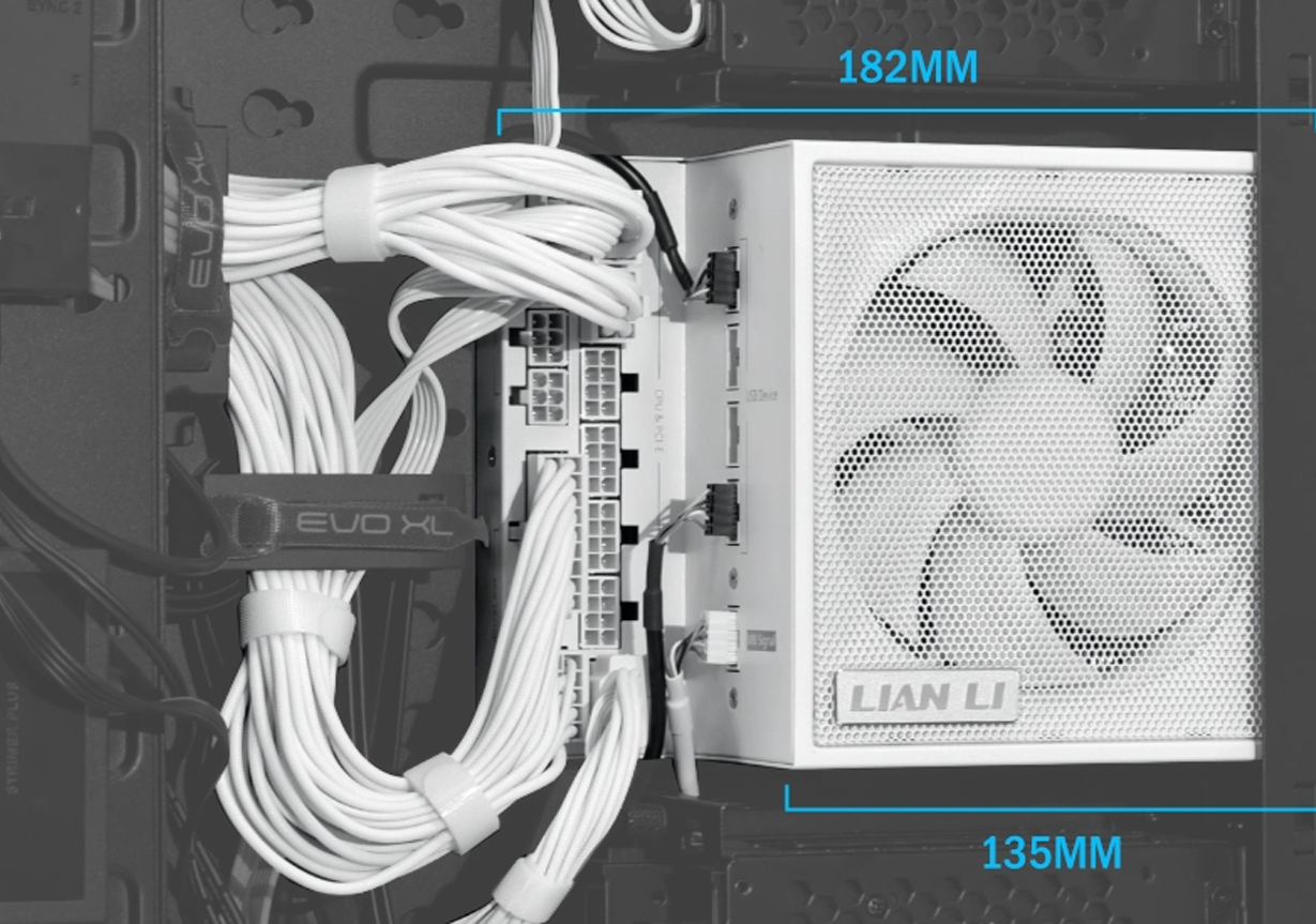 Lian Li Edge EG1000 1000W 80+ Platinum Fully Modular ATX3.1 Power ...