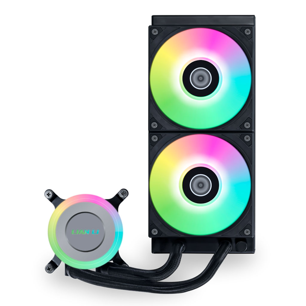 Lian Li GA II LITE 240mm ARGB AIO Liquid CPU Cooler - RGB Fans Version ...