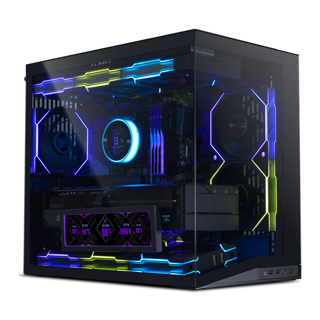 Lian-Li 8.8" Universal Screen IPS LCD Case Panel - Black - SM088X | Mwave