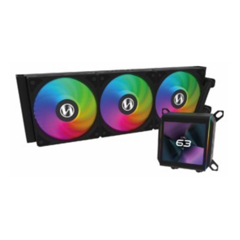 Lian-Li Galahad II LCD 360 ARGB AIO Liquid CPU Cooler - Black ...