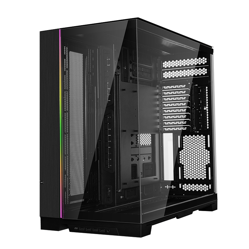 Lian-Li O11D EVO XL Tempered Glass RGB E-ATX Mid-Tower Case - Black - PC-O11DEXL-X | Mwave