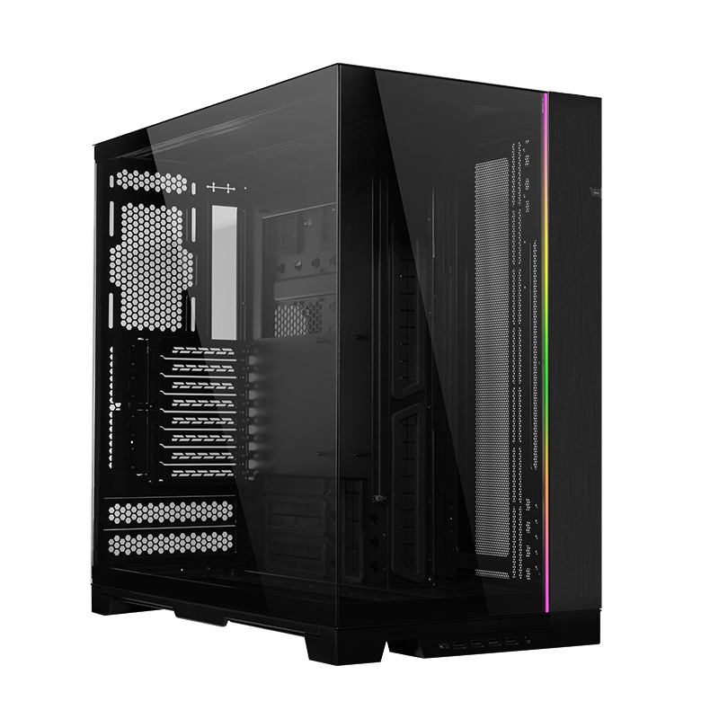 Lian-Li O11D EVO XL Tempered Glass RGB E-ATX Mid-Tower Case - Black - PC-O11DEXL-X | Mwave