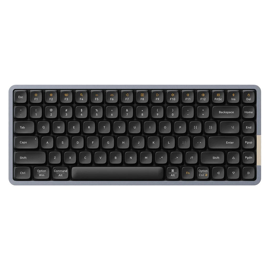 Lofree Flow 84 Low Profile Hot-Swappable White LED Black Wireless ...