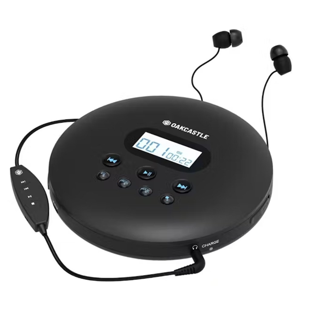 Majority Oakcastle CD100 Bluetooth Portable CD Player - Black - MY ...