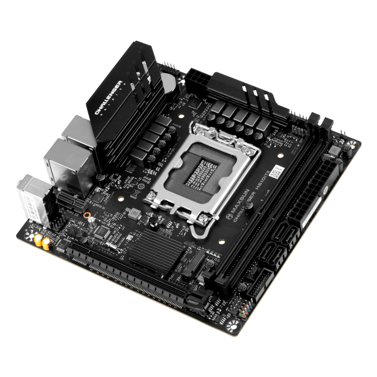 MaxSun MS-Challenger H610 ITX 2LAN V3 LGA 1700 Mini-ITX Motherboard ...