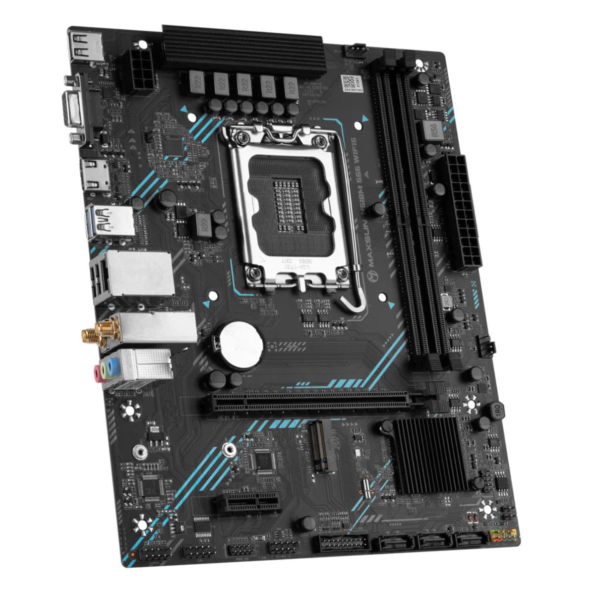MaxSun MS-H610M 666 WIFI6 LGA 1700 M-ATX Motherboard - MS-H610M-666 ...