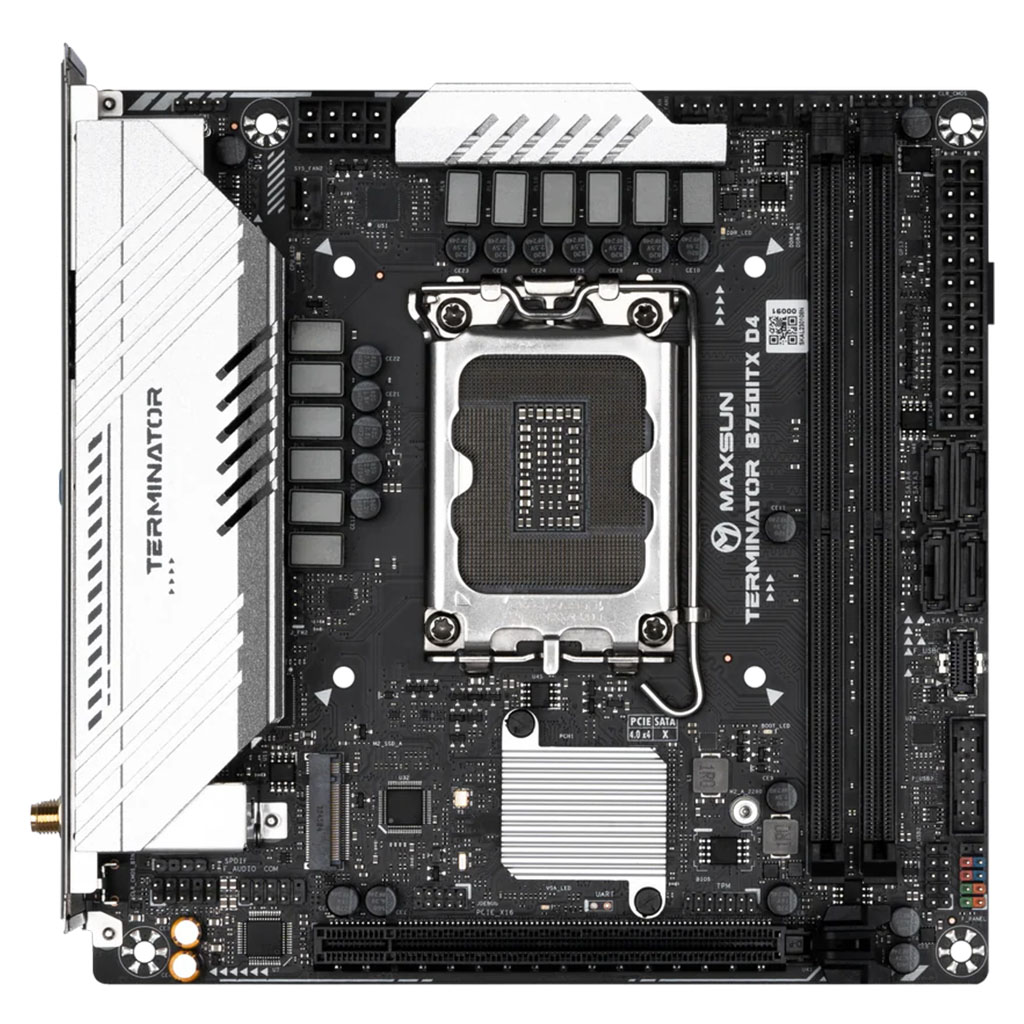 MaxSun Terminator B760ITX D4 WIFI Intel LGA 1700 Mini-ITX Motherboard ...