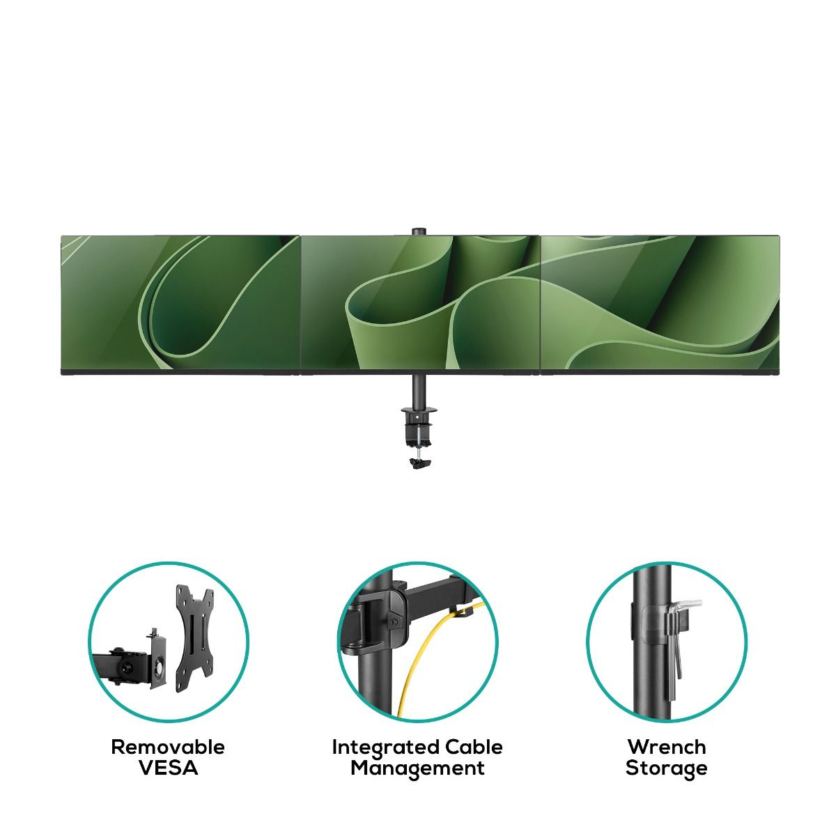 mbeat Activiva Triple-Screen Articulating Monitor Arm 13" - 17' - ACA ...