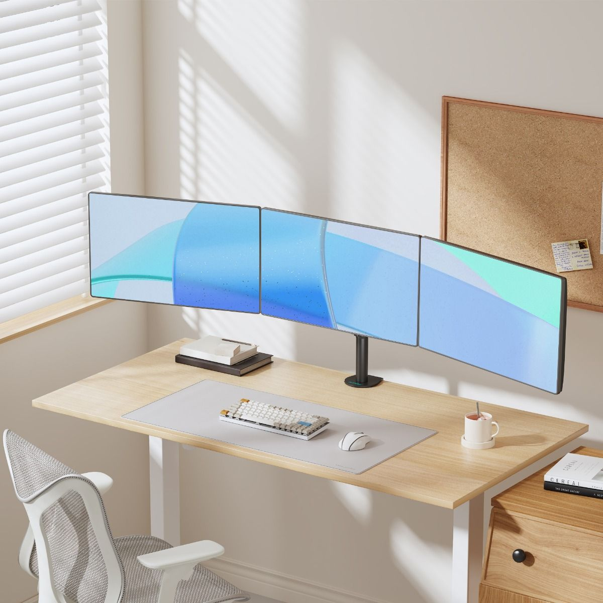 mbeat Activiva Triple-Screen Articulating Monitor Arm 13" - 17' - ACA ...