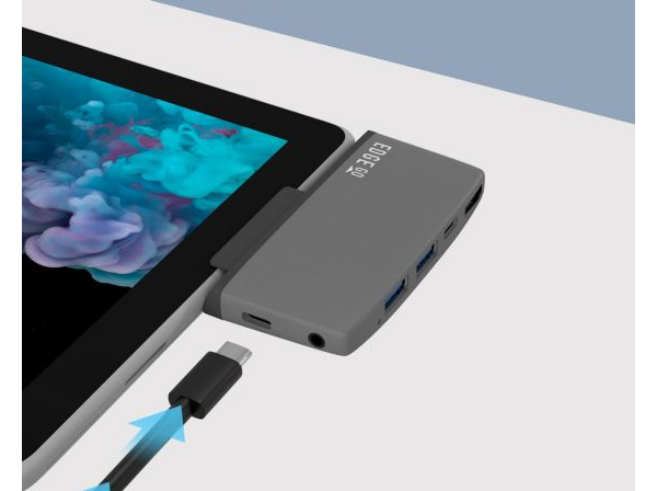 Mbeat Edge Go Multifunction USB- C Hub for Microsoft Surface Go Tablet - MB-EGE-G59GRY | Mwave