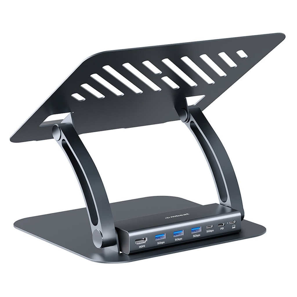 mbeat Stage P6 Laptop Stand with USB-C Dock - MB-STD-P6GRY | Mwave