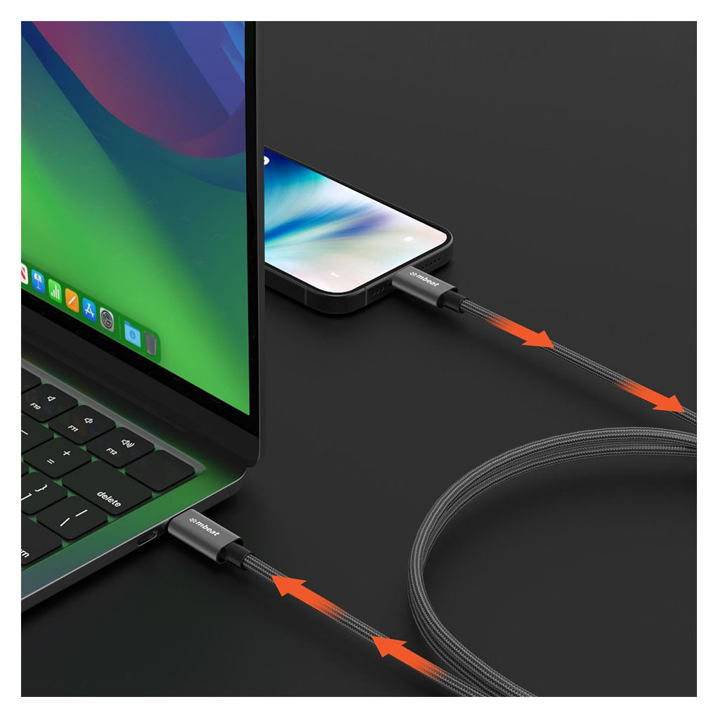 mbeat ToughLink USB 3.2 Gen2 USB-C Cable - 4K Video, 100W PD and 10Gbps ...