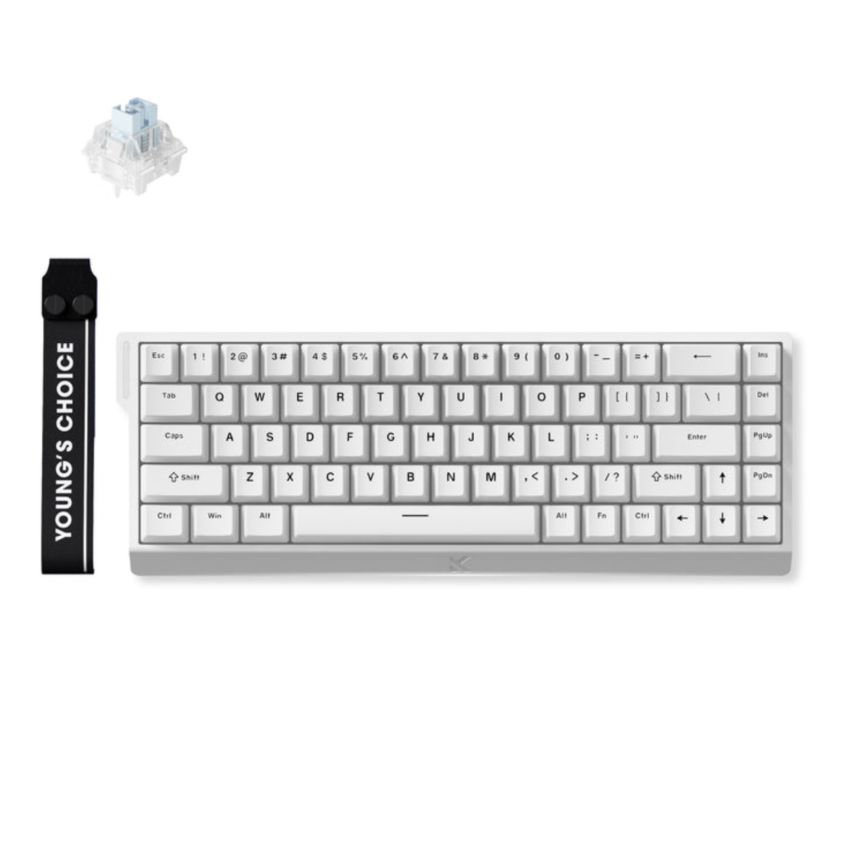 MCHOSE Ace 68 Hall Effect Magnetic Switch Gaming Keyboard - White - Ice ...