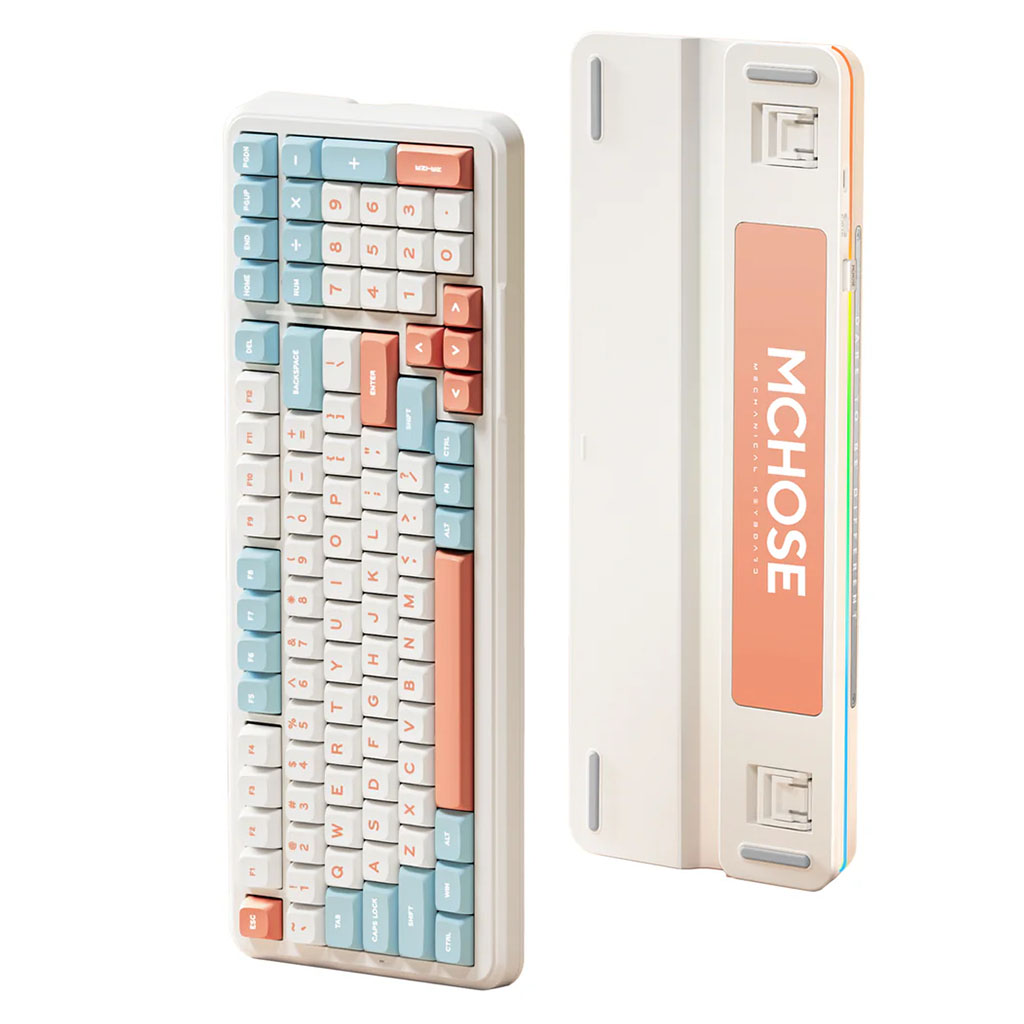 MCHOSE K99 Hot-Swappable RGB Horizon Orange Wireless Mechanical Keyboard - Hyacinth Switch - MC ...