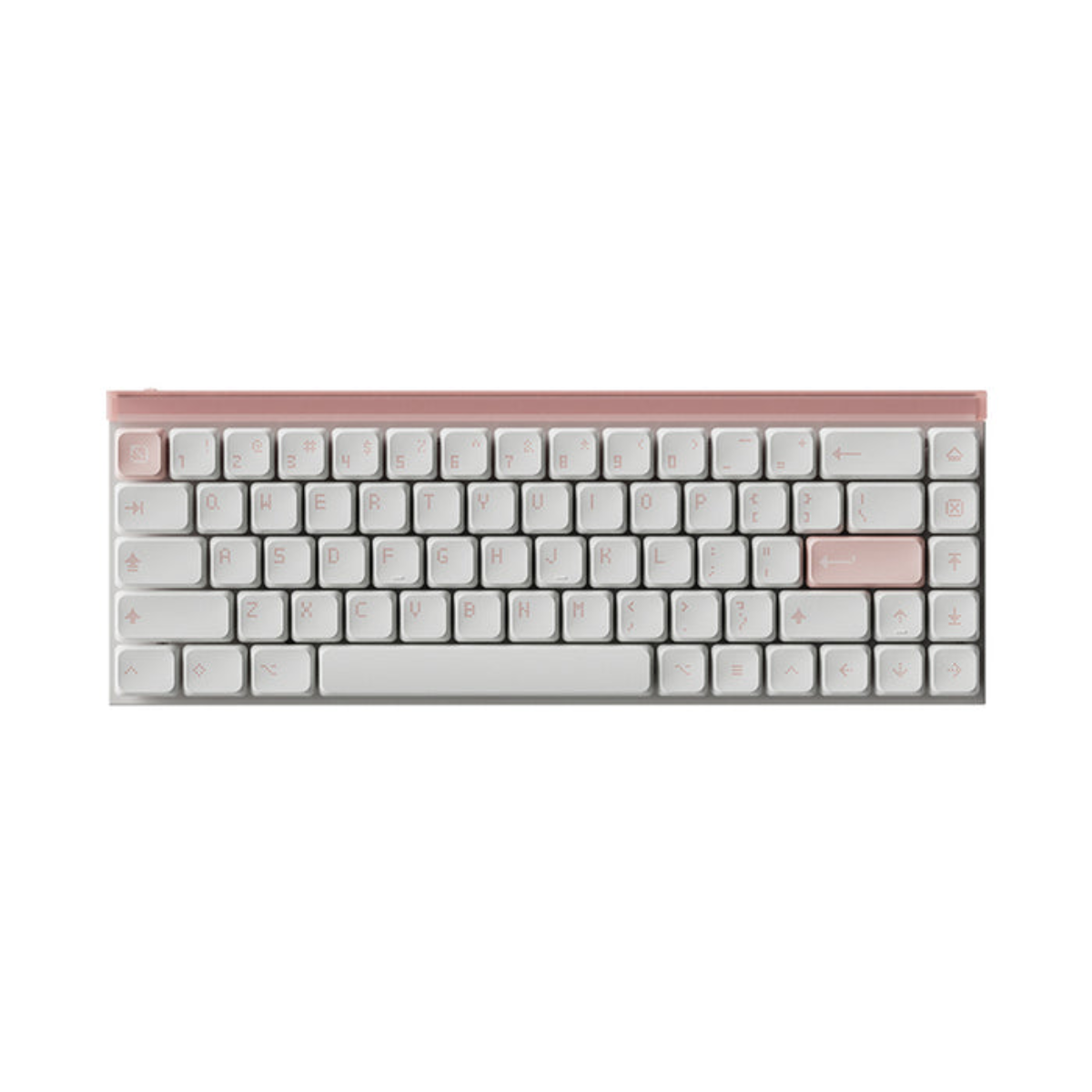 MelGeek MADE68 AIR Low-profile Magnetic Switch Gaming Keyboard - Pink ...