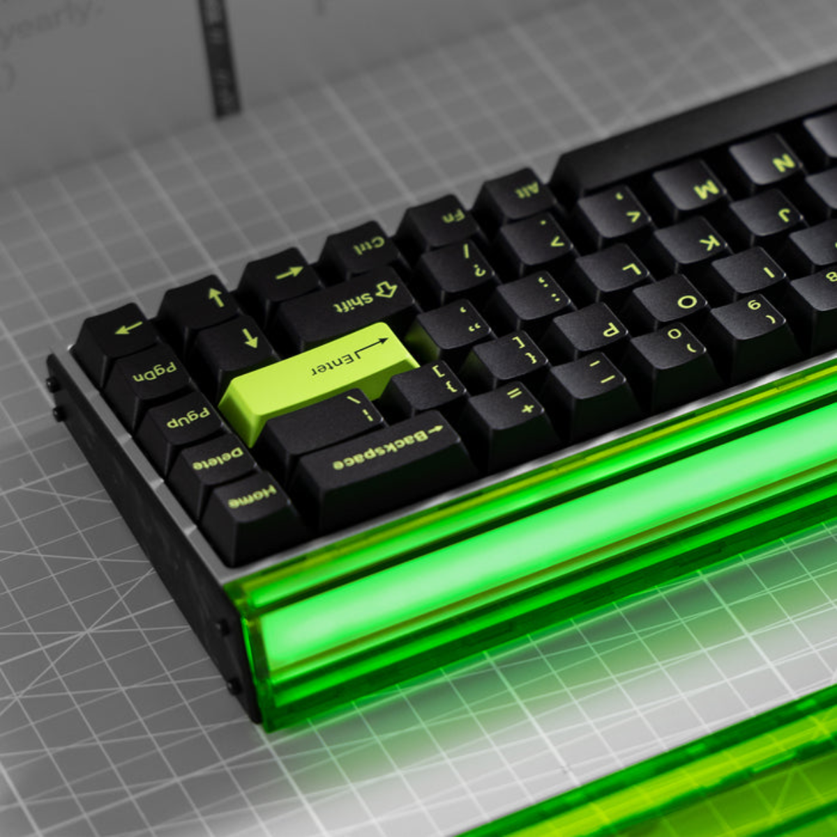 MelGeek MADE68 Ultra DIY Alu Case Magnetic Gaming Keyboard - Green ...