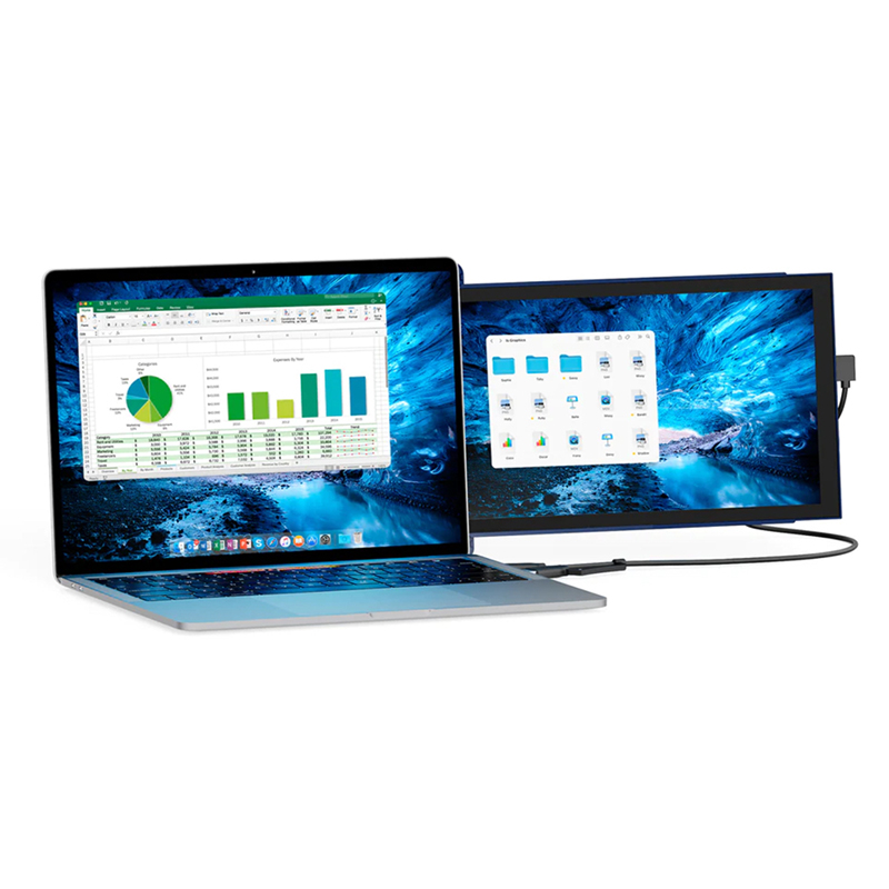 Mobile Pixels 12.5" FHD Duex Lite Portable Monitor - Navy - 101-1005P05 ...