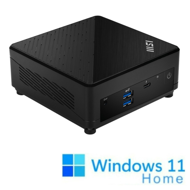 MSI Cubi Mini PC - Core i7 12th Gen 16GB RAM 500GB SSD W11 Home - Cubi ...