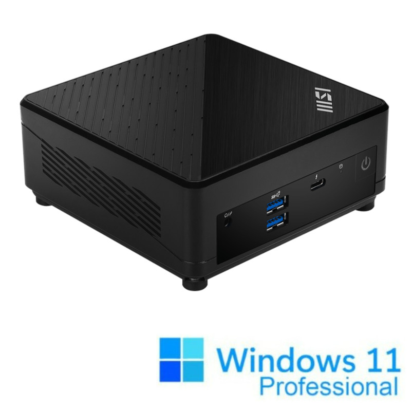 MSI Cubi Mini PC - Core i7 12th Gen 32GB RAM 2TB SSD W11 Pro - Cubi 5 ...