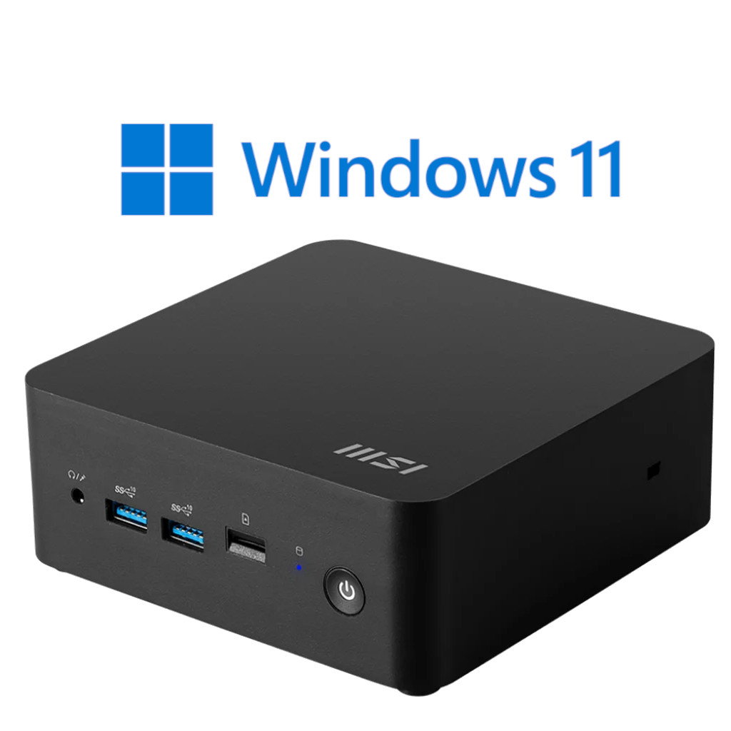 MSI Cubi NUC 1M Mini PC - Intel Core 7 32GB RAM 1TB SSD W11 PRO - Cubi ...