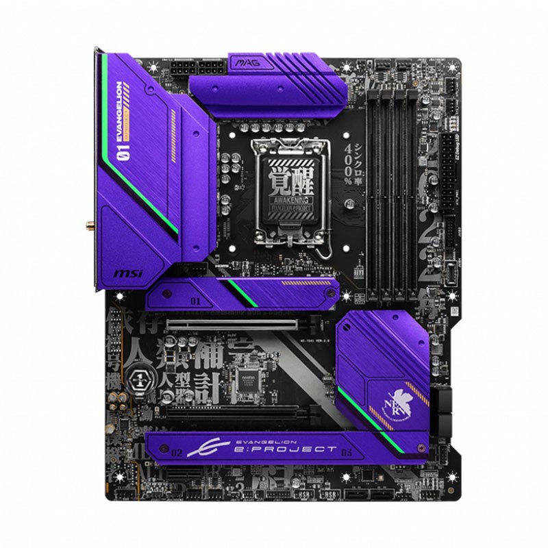 MSI MAG B660 TOMAHAWK EVA e-PROJECT WIFI DDR5 LGA 1700 ATX Motherboard ...