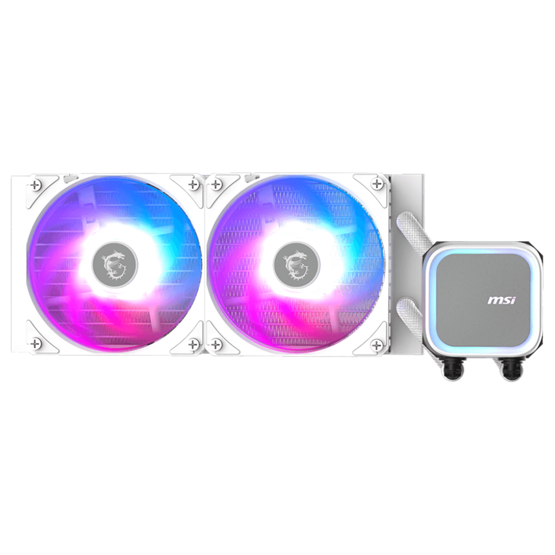 MSI MAG CORELIQUID A13 240mm Liquid CPU Cooler - White - MAG CORELIQUID A13 240 WHITE | Mwave