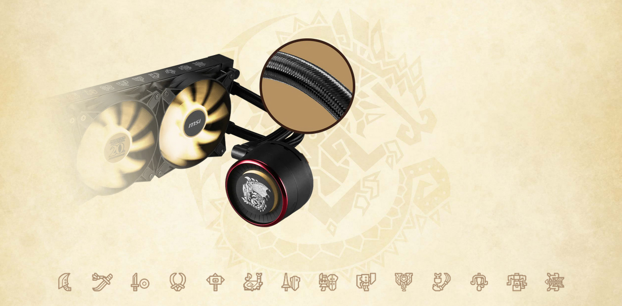 MSI MAG CORELIQUID E360 360mm ARGB AIO Liquid CPU Cooler - Monster ...