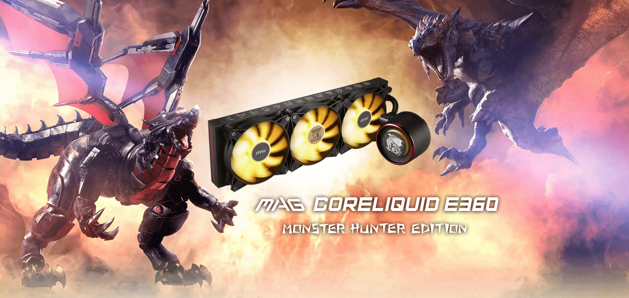 MSI MAG CORELIQUID E360 360mm ARGB AIO Liquid CPU Cooler - Monster ...