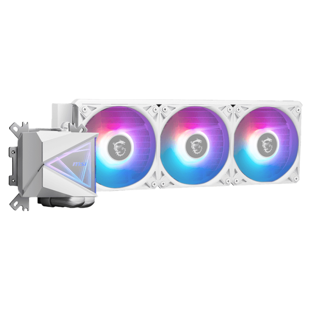 MSI MAG CORELIQUID I360 360mm ARGB AIO Liquid CPU Cooler - White - MAG ...
