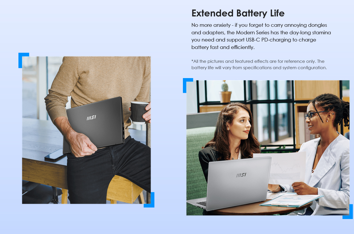 MSI Modern 15 F1M 15.6" Laptop Core 7 150U 16GB 1TB W11P - Modern 15 F1MG-216AU | Mwave