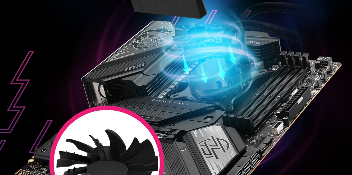 MSI MPG CORELIQUID D360 360mm ARGB AIO Liquid CPU Cooler - MPG ...